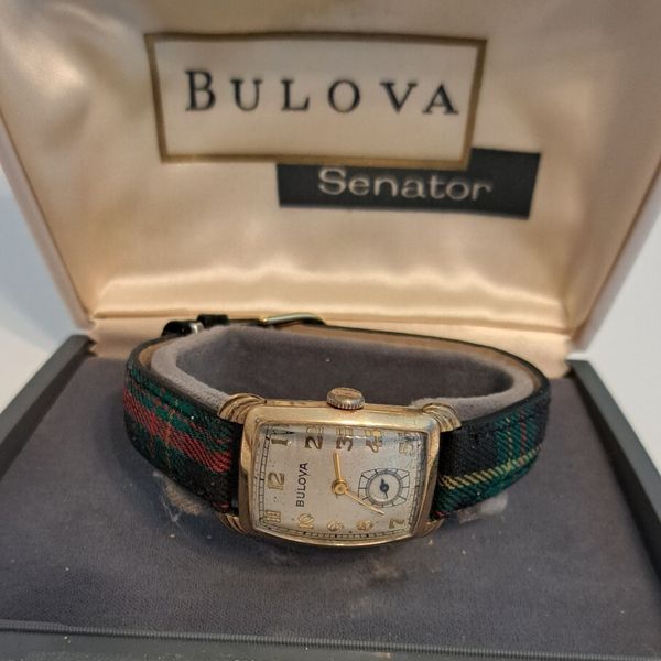 BULOVA SENATOR VINTAGE WATCH WITH BOX | WatchCharts Marketplace