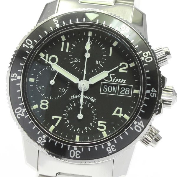 Good product [Sinn] Sinn Chronograph Day-Date 103 Automatic Men's [Used ...