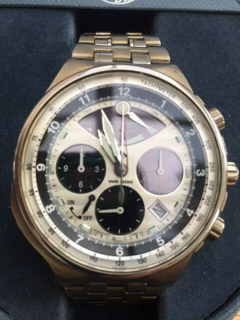 Citizen Eco Drive Calibre 2100 AV0031-59A Chronograph Alarm Wrist watch ...