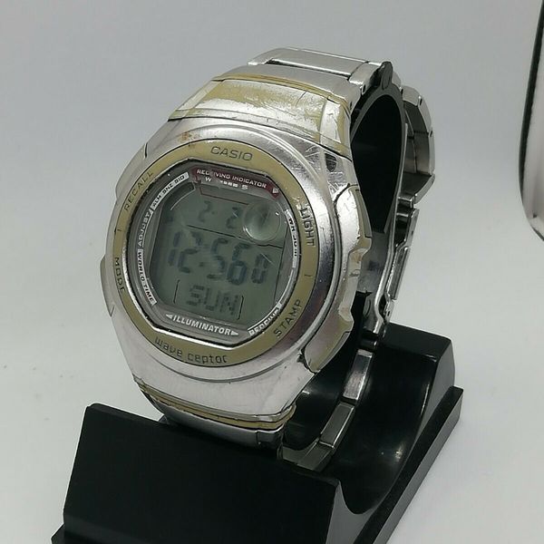CASIO WAVE CEPTOR 2555 WV-57H RETRO WATCH IN WORKING ORDER ...