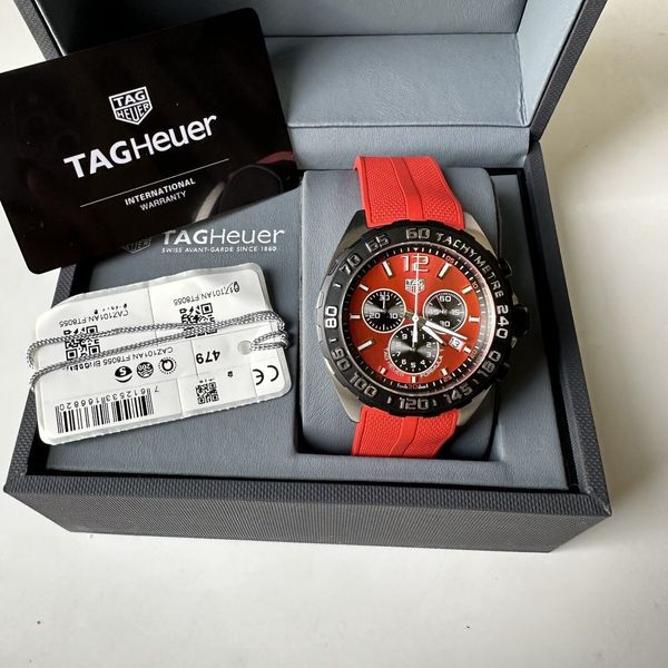 New TAG Heuer Formula 1 Chronograph Quartz Watch CAZ101AN.FT8055 43mm ...