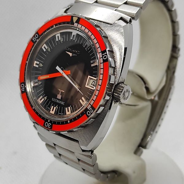 Longines Ultronic 8484-4 Diver vintage Longines 6312 Diapason ...