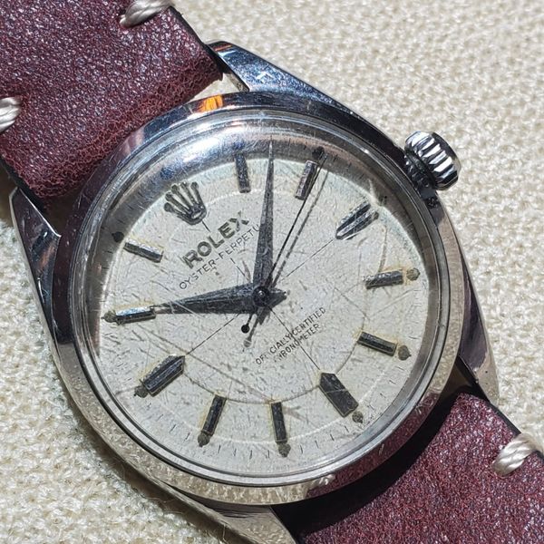 Rare 1950s Rolex Oyster Perpetual OCC Ref. 6564 with White Sector Dial ...