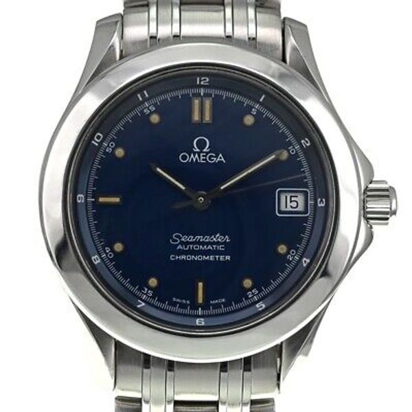 with paper OMEGA Seamaster 2501.80 Chronometer Date Automatic Men's I ...