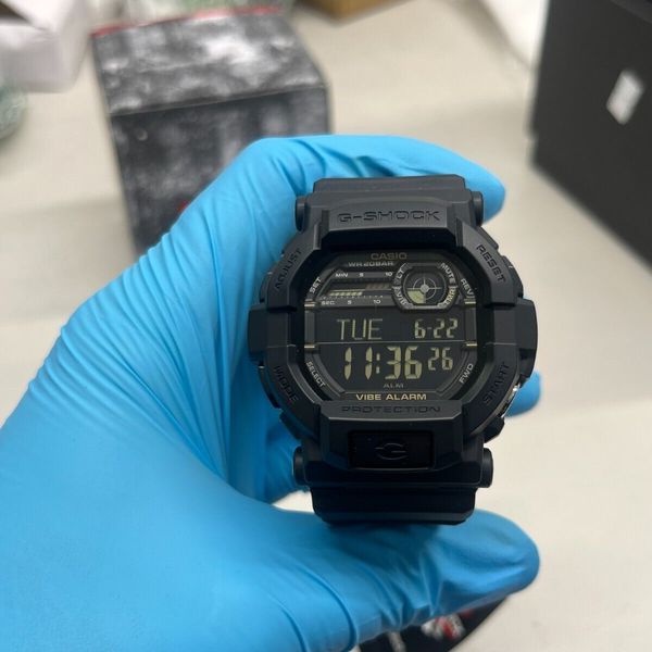 Casio G-Shock GD-350-1B Men's Watch Multifunction Black Digital Display ...
