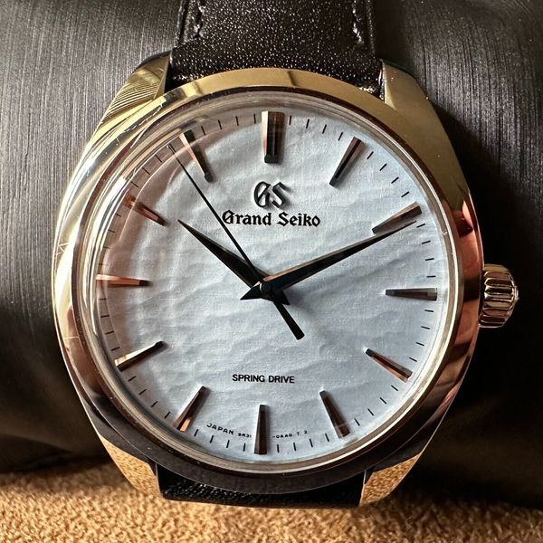 38.5mm Grand Seiko SBGY007 Omiwatari Manual Wind Spring Drive Watch w ...