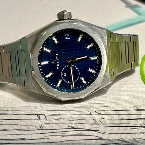 [WTS] Zenith Defy Skyline Blue full set | WatchCharts