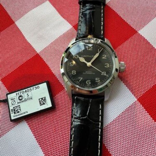 Brand New Hamilton Khaki Field Murph 38mm Automatic Leather Strap ...