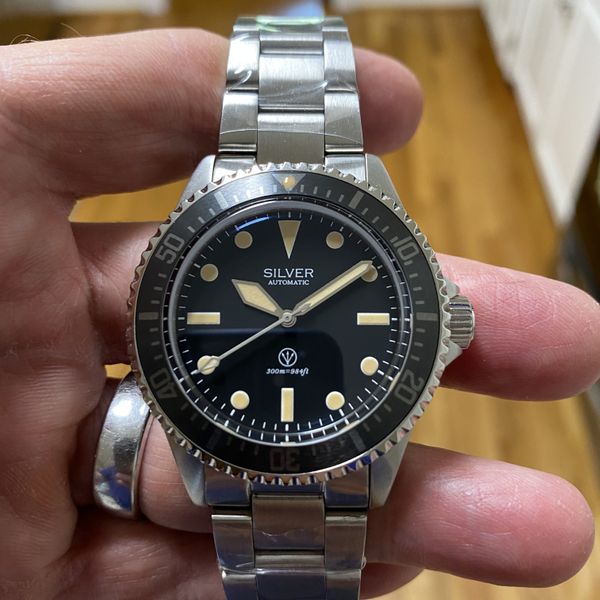 Silver Archetype 1 Ghost Bezel $425 | WatchCharts Marketplace