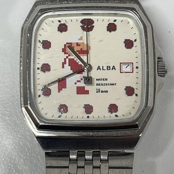 Seiko ALBA Mario VX32-KTEO Limited Edition Watch Rare Collectible ...