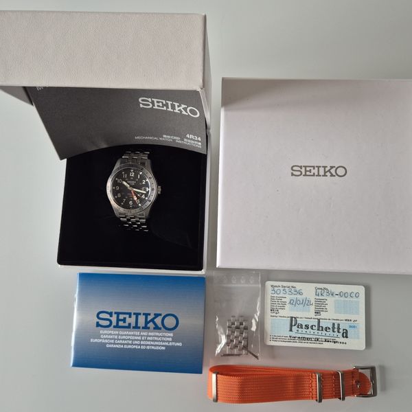 Seiko 5 Sports SSK023K1 Automatic Field GMT Watch. FULL SET. Under ...