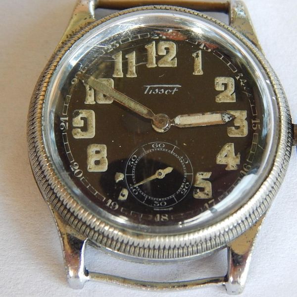 Rare Tissot Locle WWII 1940's military pilot Flieger watch made in ...