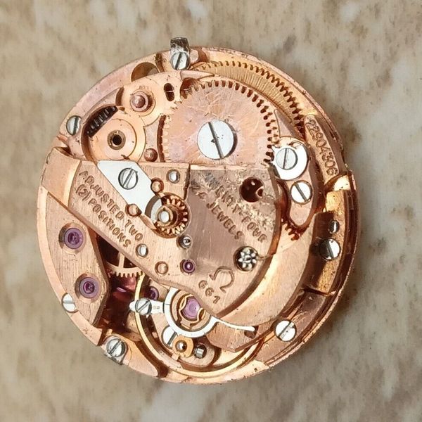 Omega 24 Jewel Ladies Automatic Wrist Watch Movement, Cal 661, ca. 1965 ...