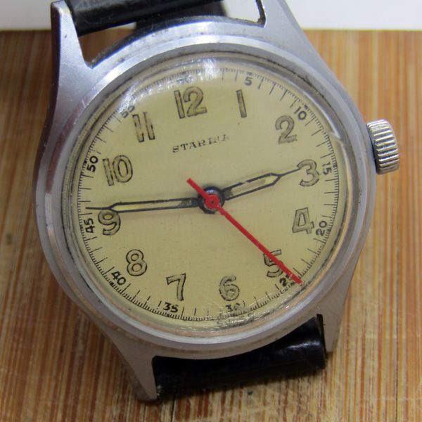 STARINA Uhr, swiss made, mechanisch m.Handaufzug, Armbanduhr mit BULOVA ...