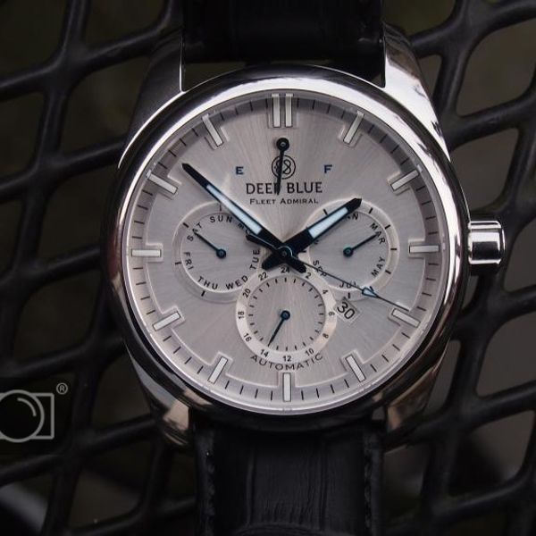 FS: Deep Blue Fleet Admiral ? Polish Stainless Case- Silver Dial ...