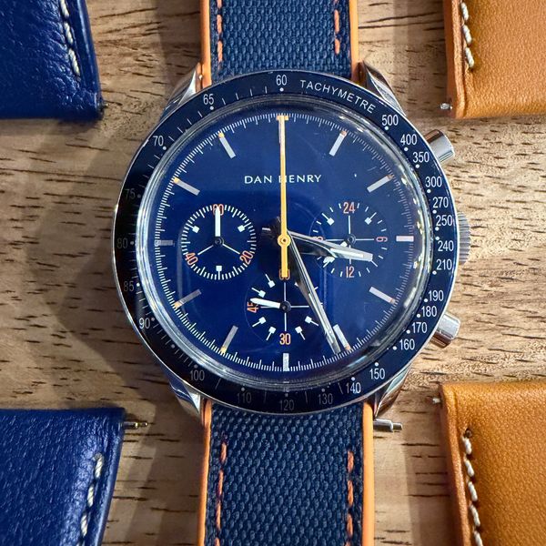 Dan Henry Watch - 1962 Racing Cronograph - Blue Dial | WatchCharts ...