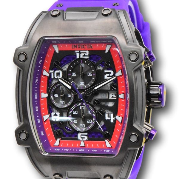 Invicta S1 Diablo Inferno Men's 48mm Quartz Chronograph Gunmetal Watch ...
