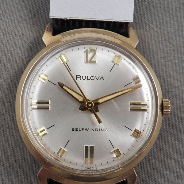 Nice Vintage Bulova Men's Autowind Wrist Watch, RGP, Runs Good ...