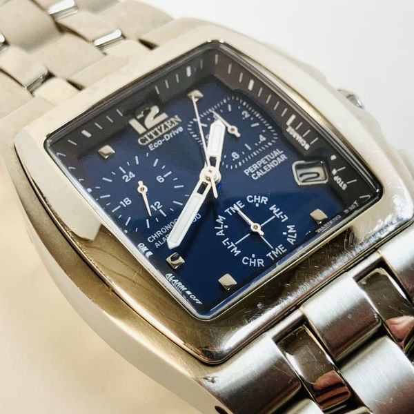 Citizen Eco-Drive Perpetual Calendar Chronograph Menâ s Wristwatch w ...