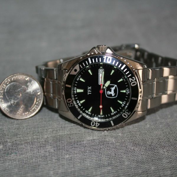TFX JOHN DEERE DAY DATE BULOVA CORP. Men's Wrist Watch Working/New ...