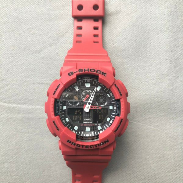 Casio G-Shock GA100B-4A Men's Analog & Digital Watch | WatchCharts