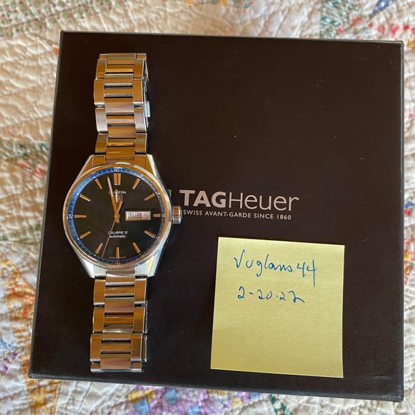 [WTS] Tag Heuer Carrera Calibre % Day Date Automatic WAR201E.BA0723 | WatchCharts Marketplace