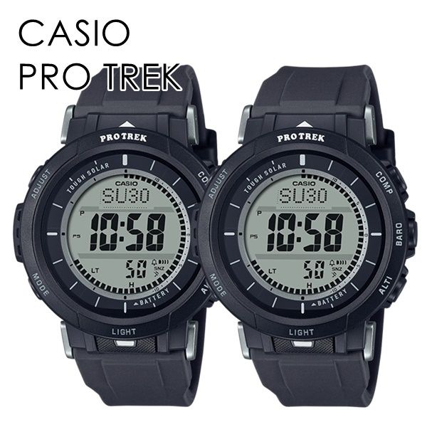 PRO TREK Pair Watch Matching Solar Watch Large and easy-to-see Digital ...