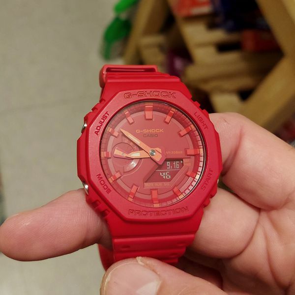 CASIO G-SHOCK GA-2100-4 red "Casioak" | WatchCharts