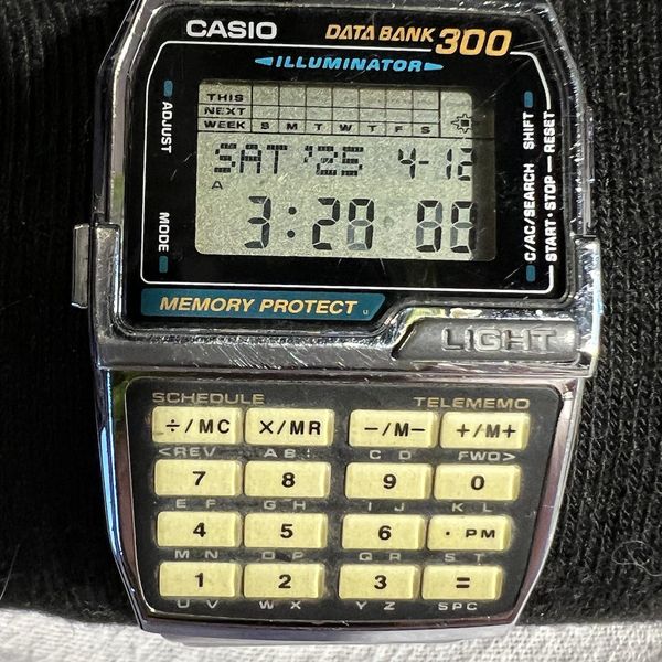 â ï¸ CASIO DATA BANK 300 DBC-3000 (1478) Calculator Telememo Digital ...