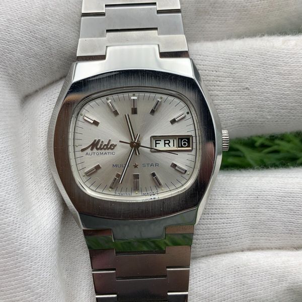 Vintage Rare Mido Multi Star Automatic Day/Date Men Swiss Wrist Watch ...
