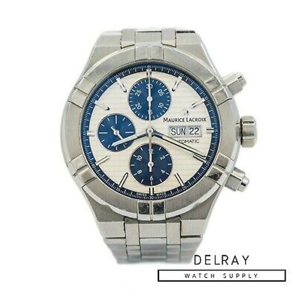 Maurice Lacroix Aikon Automatic Chronograph Silver Dial *Store Display ...
