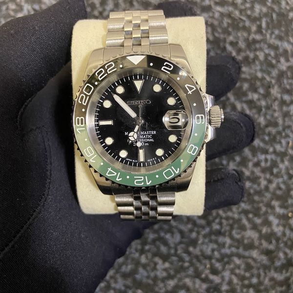 Seiko Mod Sub GMT Master II Sprite NH35 40mm Open Backcase ...