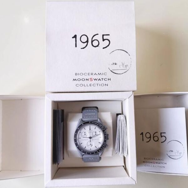 New OMEGA x Swatch MoonSwatch Mission To 1965 Watch -With Box ...