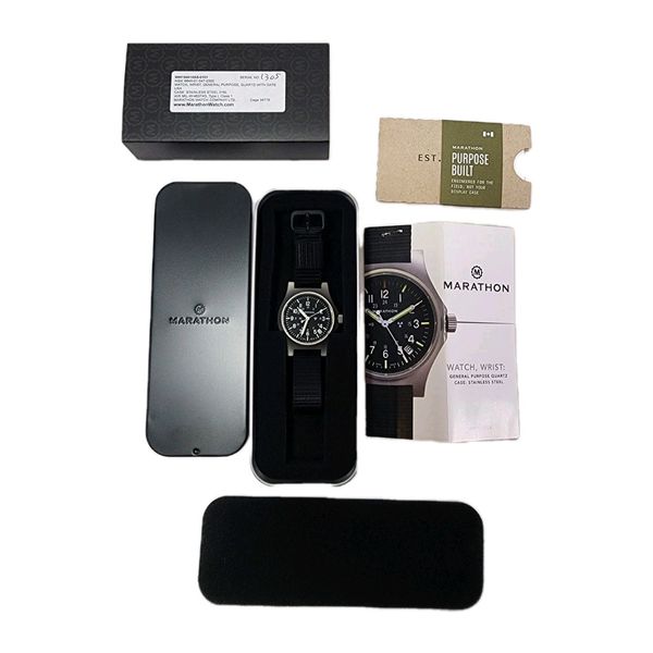 Marathon General Purpose Quartz (GPQ) Stainless Steel Field/Military Watch | WatchCharts Marketplace