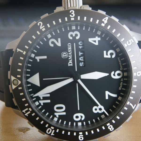 FS: Custom Damasko DA46 w/ Sinn Erika MN Marathon Strapcode clasp ...