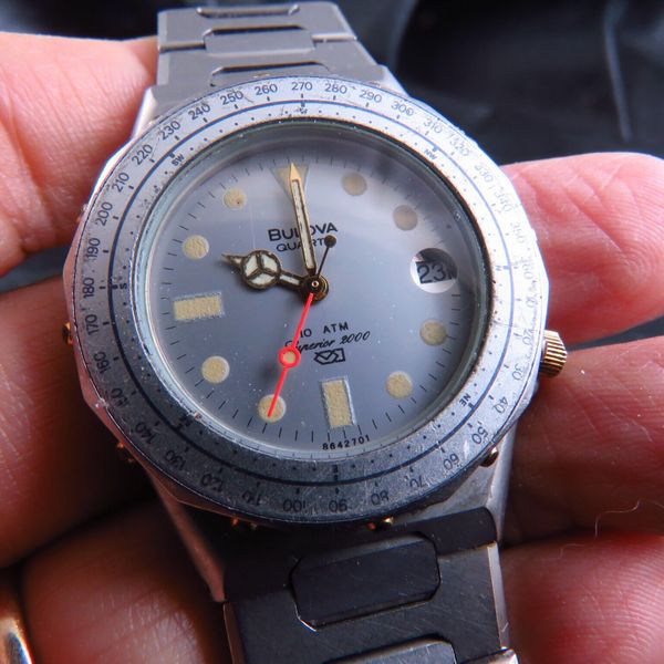 BULOVA SUPERIOR 2000 10 ATM QUARTZ MEN WATCH | WatchCharts Marketplace