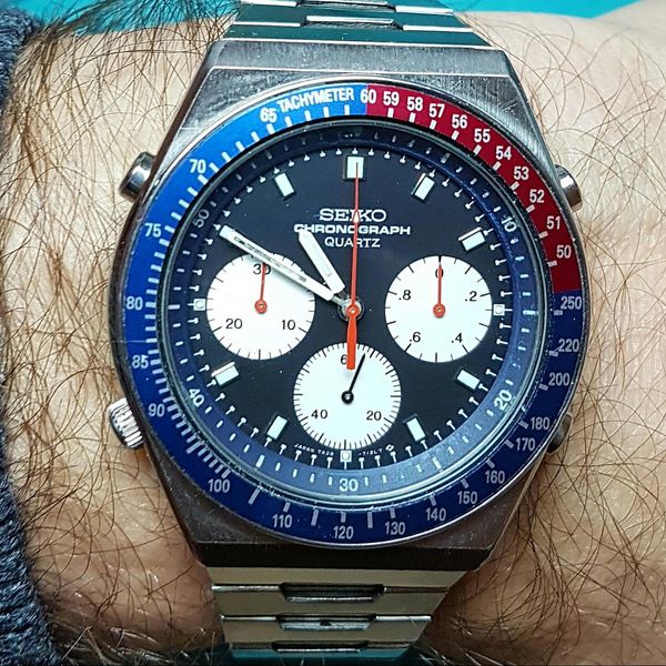 FS: Seiko 7A28-7100 Quartz Chronograph Pepsi JDM Only SSAY091 SOLD ...
