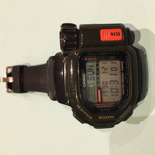 Rare Casio Thermo Scanner Vintage Digital LCD Watch TSR-110 MOD.1191 ...
