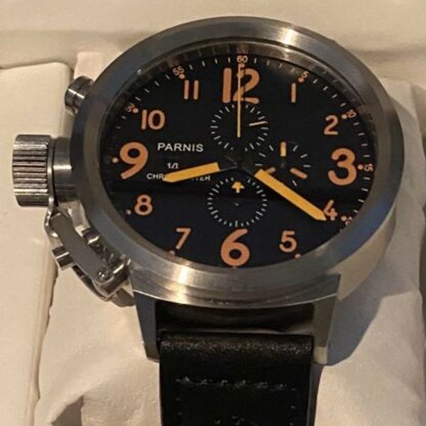 Parnis Chronograph 50mm PO763/Osio Men’s Wrist Watch | WatchCharts ...