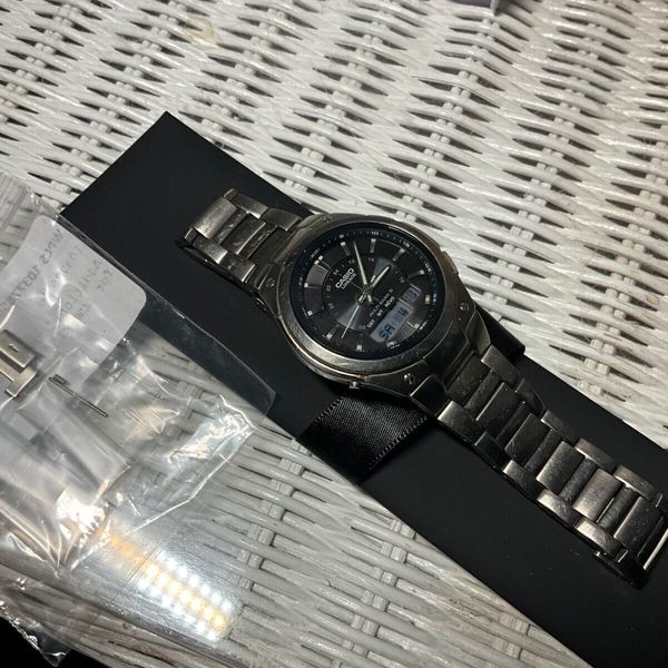 Casio Wave Ceptor Tough Solar Titanium Watch LCW-M150T | WatchCharts ...