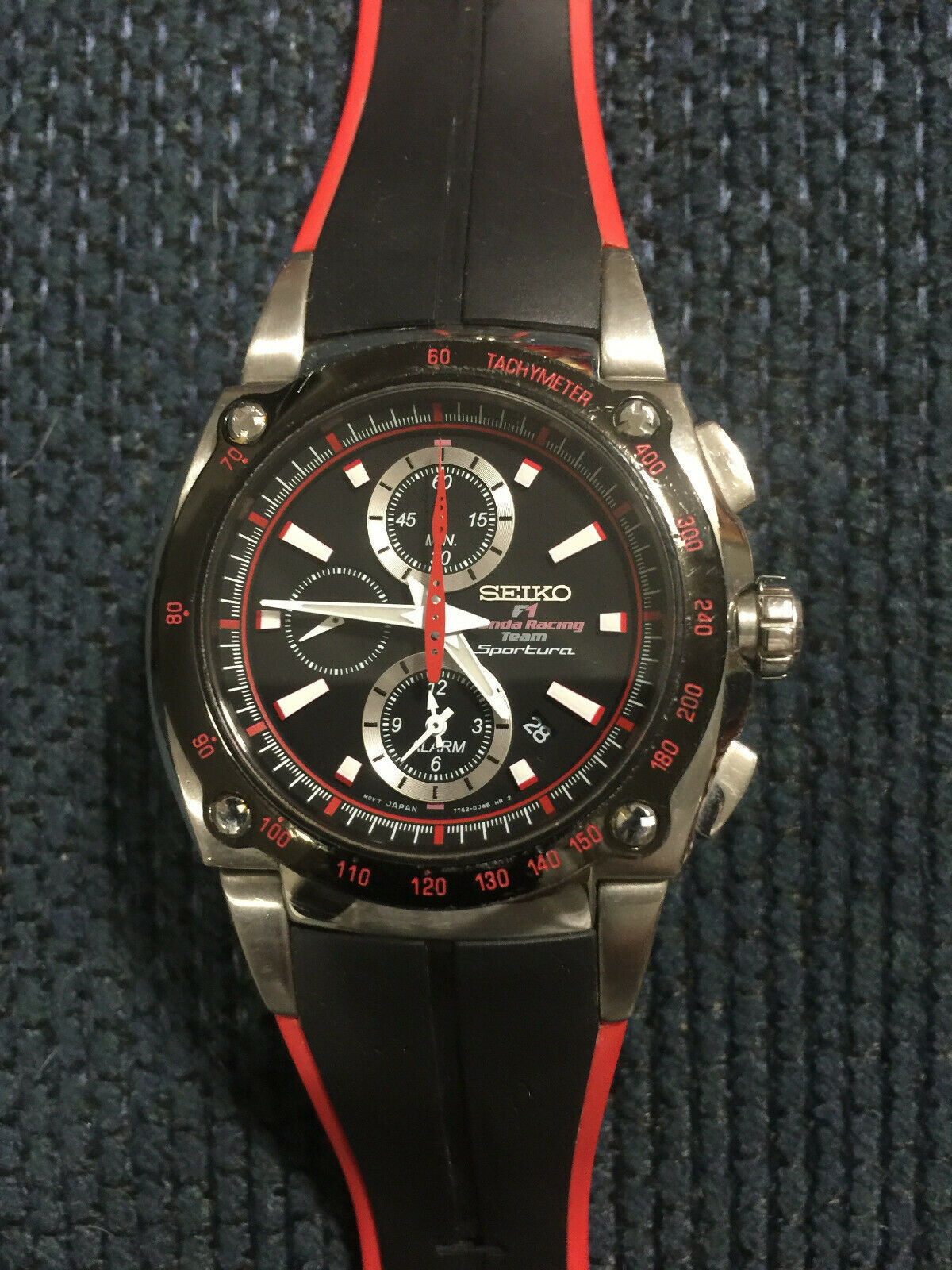 Seiko Sportura SNA749 Honda F1 Racing Limited Edition Chronograph ...