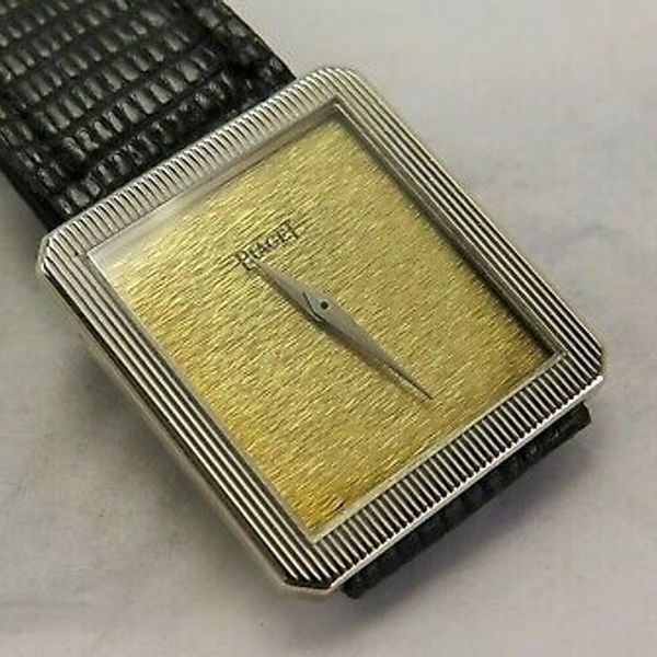18k White Gold Piaget Protocole 9154 Cal 9P Watch 25x28mm | WatchCharts ...