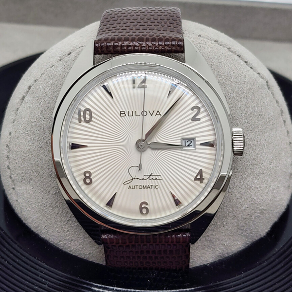 Bulova Frank Sinatra "Fly Me To The Moon" 96B347 Automatic Men's Watch ...