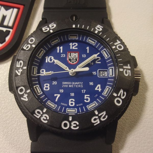 Luminox XS.3003.F. Blue dial. Original Navy seal. Quartz. New-blemishes ...