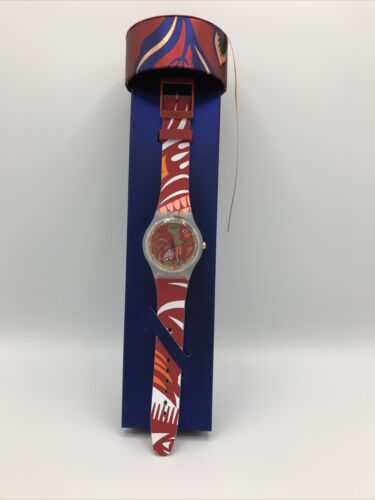 New Swatch Originals Chinese/Lunar New Year ROCKING ROOSTER Watch 41mm ...