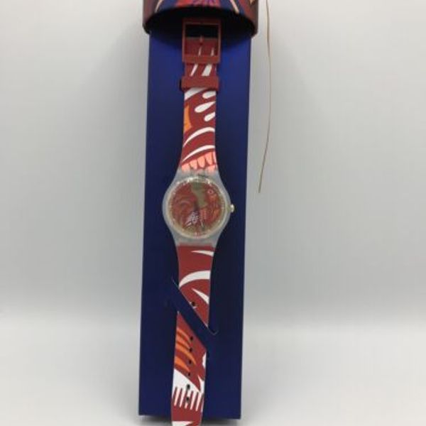 New Swatch Originals Chinese/Lunar New Year ROCKING ROOSTER Watch 41mm ...