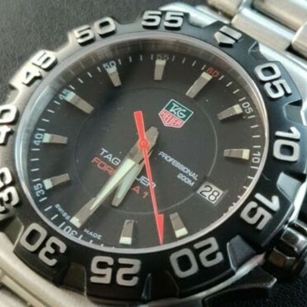 TAG Heuer Formula 1 WAH1110 Black Dial Boxed With 10 Mths Warranty ...