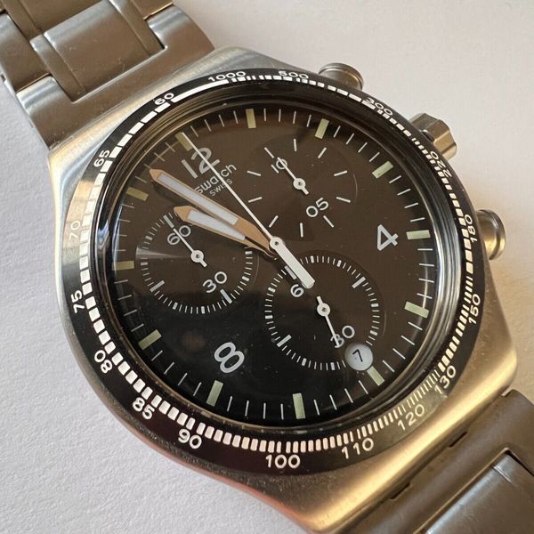 Swatch NIGHT FLIGHT Men's Watch | WatchCharts Marketplace