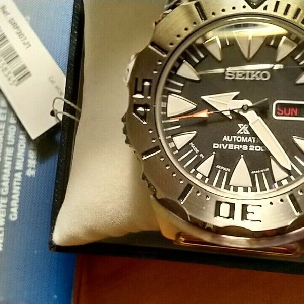 Seiko Monster SRP307 J1 New! /Japan/ Automatic 4R36 Professional SCUBA ...