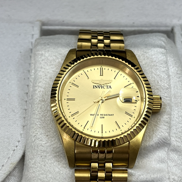 $180 MSRP | Invicta Women’s Specialty Gold Tone Stainless Steel Watch ...